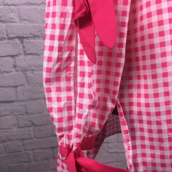 XOXO | Tops | Xoxo Off Shoulder Raspberry Gingham Checked Top Xl | Poshmark